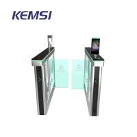 China Swing Gate Turnstile With Facial Recognition For Office Building Entrance Attendance for sale