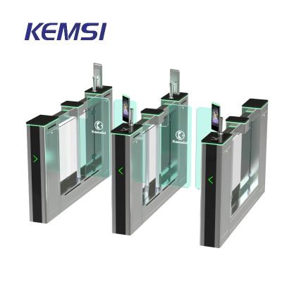 China Office Building QR Code And Facial Recognition Visitor Swing Gate turnstile for sale