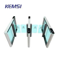 China Waist High Fast Speed Gate Turnstile Biometric Access Control Convenience Settings   for sale