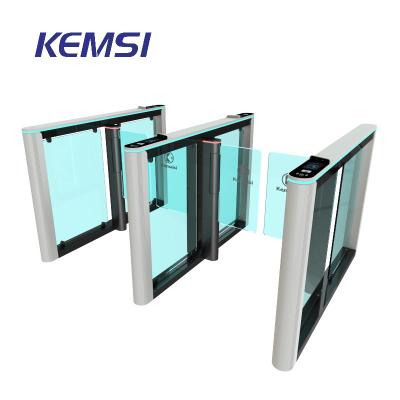 China Waist High Fast Speed Gate Turnstile Biometric Access Control Convenience Settings   for sale