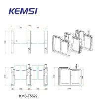 China Speed Gate For Scenic Spot Entrance Ticketing System for sale