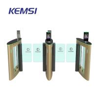 China 304 Stainless Steel Speed Gate Turnstile 100W With Biometric / Card Reading Functions for sale