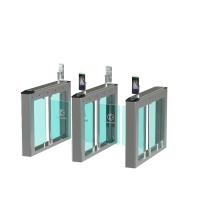 China Luxury Glass Swing Turnstile Gate Face Recognition Access Control for sale