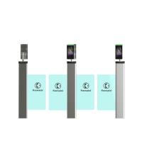 China Luxury Glass Swing Turnstile Gate Face Recognition Access Control for sale
