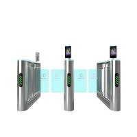 China Curved Swing Turnstile Gate Smart Pedestrian Access Control Speed Gate for sale