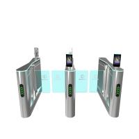 China Curved Swing Turnstile Gate Smart Pedestrian Access Control Speed Gate for sale