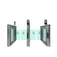 China Smart Glass Swing Turnstile Gate High-Speed Pedestrian Access Control Solution for sale