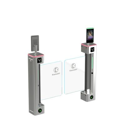 China Face Recognition Swing Barrier Gate Intelligent Speed Gate Access Control System for sale