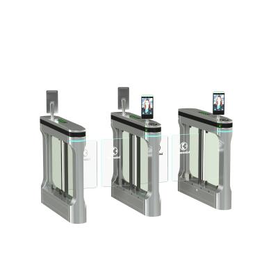 China Luxury Optical Swing Barrier Gate With Face Recognition Smart Pedestrian Access Control for sale
