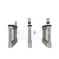 China Luxury Optical Swing Barrier Gate With Face Recognition Smart Pedestrian Access Control for sale