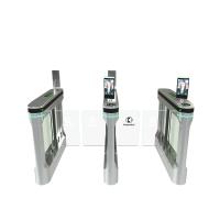 China Luxury Optical Swing Barrier Gate With Face Recognition Smart Pedestrian Access Control for sale