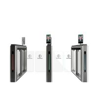 China Smart Speed Gate Turnstile Slim Swing Barrier Gate with Face Recognition & RFID Access Control for sale