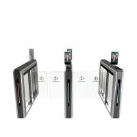 China Smart Speed Gate Turnstile Slim Swing Barrier Gate with Face Recognition & RFID Access Control for sale