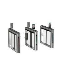China Smart Speed Gate Turnstile Slim Swing Barrier Gate with Face Recognition & RFID Access Control for sale