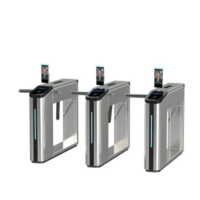 China Tripod Turnstile Gate with RFID & Face Recognition Intelligent Pedestrian Access Contro for sale