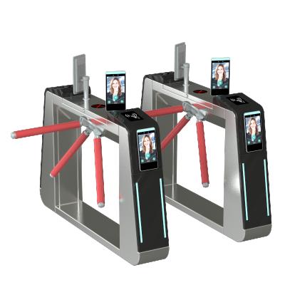 China Physical Anti-Pinch Tripod Turnstile for Indoor Amusement Parks – Ticket Management Gate with Child-Safe Entry for sale