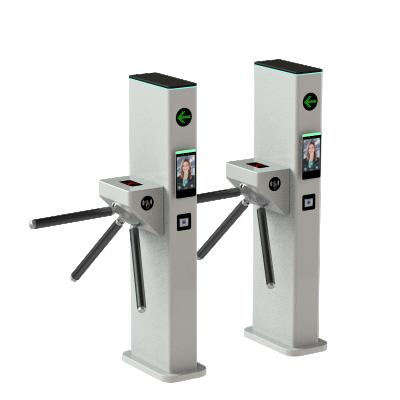 China IR Sensor Anti-Tailgating Tripod Turnstile for Science Museum with Visitor Appointment System for sale