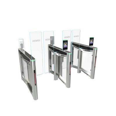 China Office Speed Gate Entrance Access Control & Attendance System with Face Recognition and Auto-Reset for sale