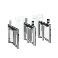 China Office Speed Gate Entrance Access Control & Attendance System with Face Recognition and Auto-Reset for sale