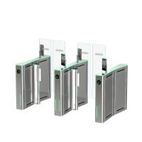 China Anti-tailgating Visitor Access Control System With Face Recognition At Speed Gates For Modern Office Buildings for sale