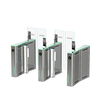 China Anti-tailgating Visitor Access Control System With Face Recognition At Speed Gates For Modern Office Buildings for sale