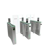 China Anti-tailgating Visitor Access Control System With Face Recognition At Speed Gates For Modern Office Buildings for sale