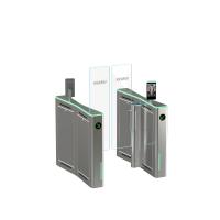 China Anti-tailgating Visitor Access Control System With Face Recognition At Speed Gates For Modern Office Buildings for sale