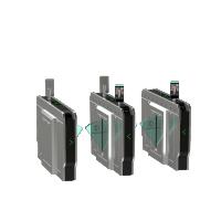 China Financial Center Flap Barrier With Facial Recognition Attendance Management Auto-Reset And Fast Pass for sale