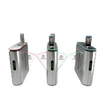 China Facial Recognition Wing Gate Turnstile For Community Access With Anti-Tailgating And Pedestrian Counting for sale