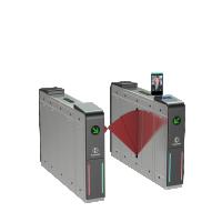 China Hotel Wing Gate Turnstile With Card Access Anti-tailgating And Entry Logs for sale
