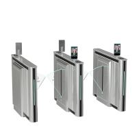 China Children's Playground Wing Turnstile Ticket Entry Management With Card Swipe Recognition And Infrared Induction for sale