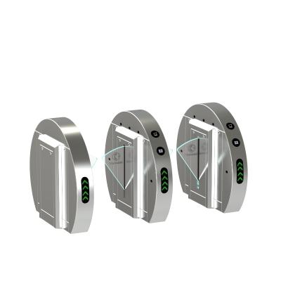 China Gym Wing Turnstile with Card Swipe Recognition, Access Logging, and Anti-Tailgating for sale