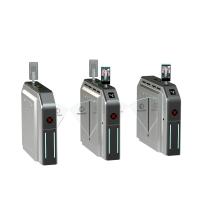 China Automatic Alarm Wing Turnstile with Fingerprint Access for Hospital Use for sale