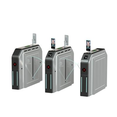China Automatic Alarm Wing Turnstile with Fingerprint Access for Hospital Use for sale