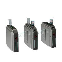 China Automatic Alarm Wing Turnstile with Fingerprint Access for Hospital Use for sale