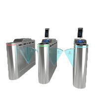 China Zoo Entrance Ticketing Flap Barrier With QR Code Recognition And Anti-Tailgating for sale