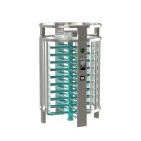 China Full-height Turnstile For Construction Site Access Featuring Fingerprint Identification 304 Stainless Steel Construction With Weatherproof Protection Against Sun And Rain for sale