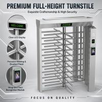 China Full Height Rotating Turnstile With Anti Tailgating Outdoor And Waterproof for sale