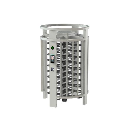China 304 Stainless Steel Full Height Turnstile Gate With QR Code for sale