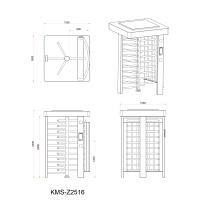 China Full Height Turnstile With Automatic Reset And Anti Tailgating for sale
