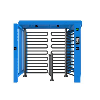 China Full Height Turnstile Gate High Door Swipe Cards Double Way for sale