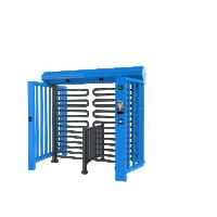 China Full Height Turnstile Gate High Door Swipe Cards Double Way for sale