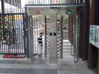 China Full Height Turnstile Gate Unattended Intelligent Passage for sale
