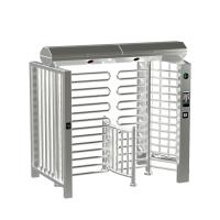 China Full Height Rotating Turnstile For Card Swiping Bidirectional Passage for sale