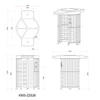 China Full Height Turnstile Equipped With An Automatic Time Based Billing System for sale