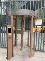 China Facial Recognition Full Height Rotating Turnstile Effective Interception Of Outsiders for sale
