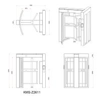 China Facial Recognition Full Height Rotating Turnstile Effective Interception Of Outsiders for sale