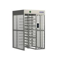 China Full Height Turnstile Gate Durable Stainless Steel Design for sale