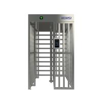China Full Height Turnstile Gate Durable Stainless Steel Design for sale