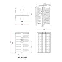 China Full Height Turnstile With Automatic Reset And Anti Tailgating Function for sale